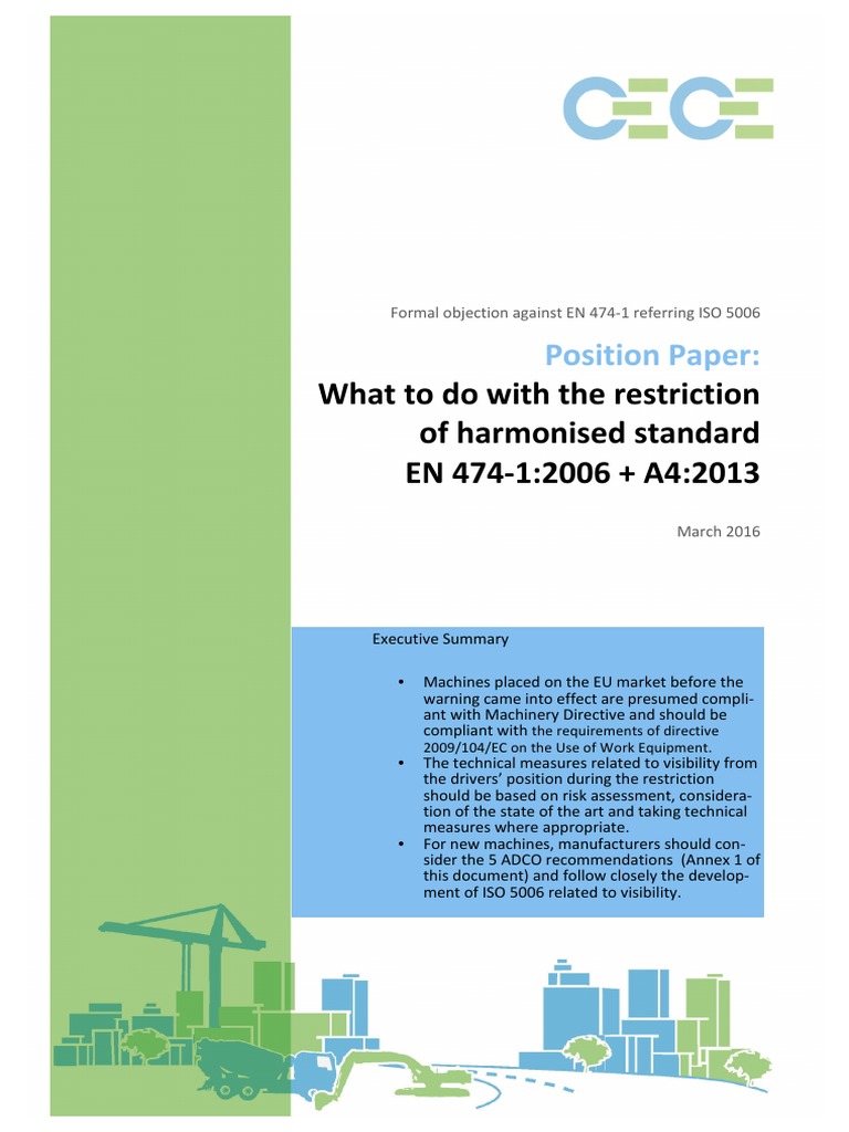 March 2016 - Position Paper - Visibility PDF | PDF