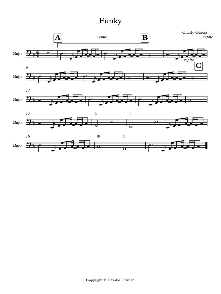 Funky - Partitura Completa | PDF