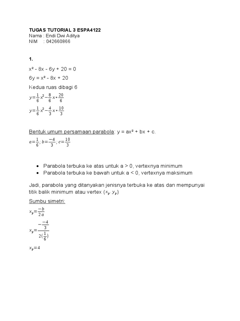 (TUGAS3) - Endi Dwi Aditya - 042660866 | PDF | Metode & Bahan Ajar | Komputer