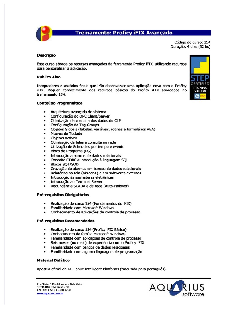 Proficy Ifix Avancado - Compress | PDF