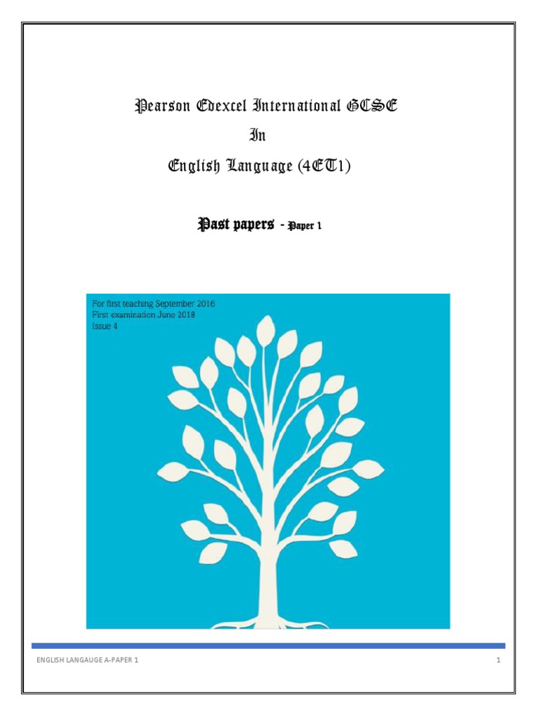 Igcse English A Past Paper Quesstions and Answers | PDF | Writers ...