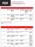 42km Training Prog | PDF | Determinants Of Health | Management Of Obesity