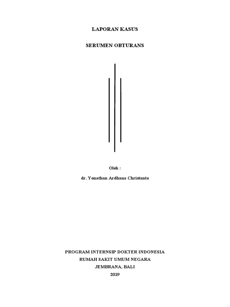 Case Serumen | PDF