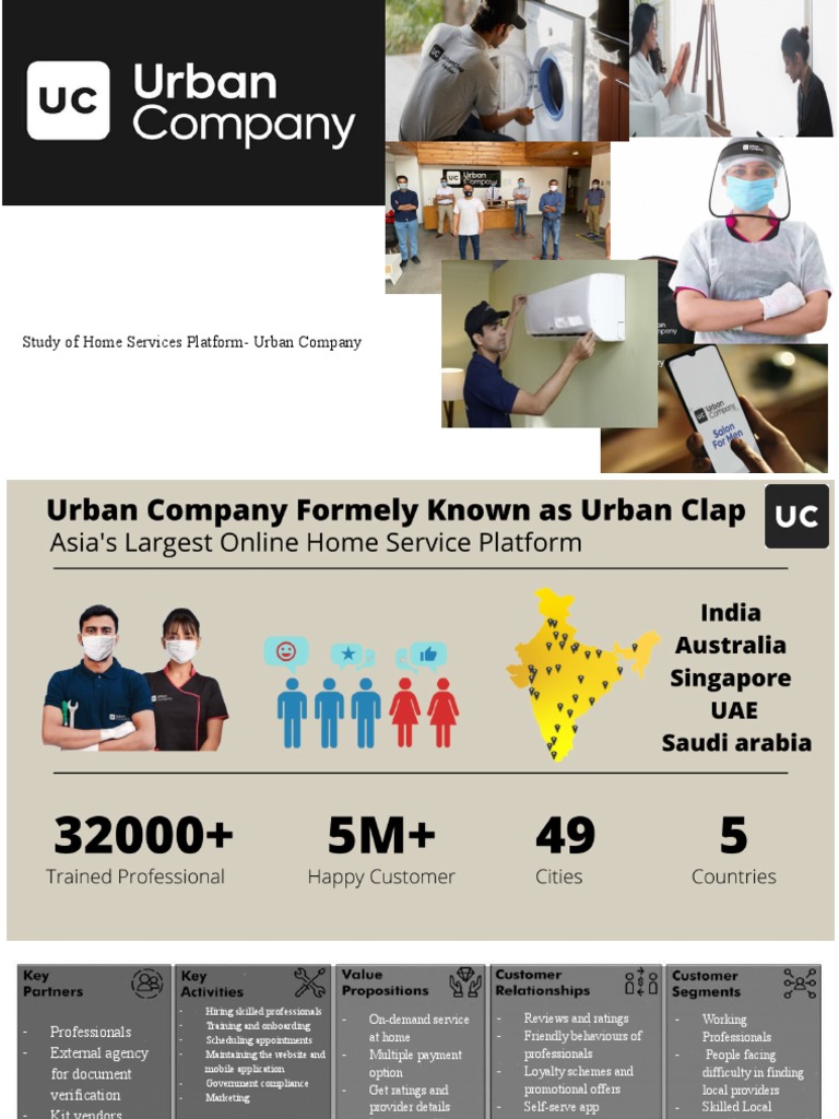 Study of Home Services Platform-Urban Company | PDF | Mobile App ...