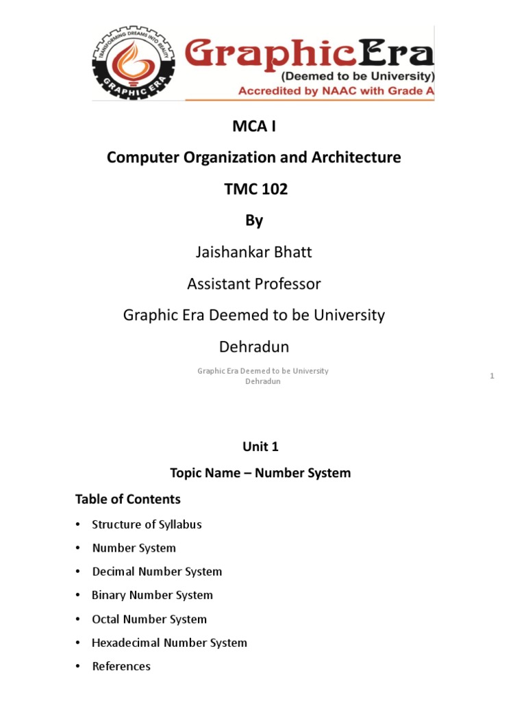 Unit 1 Study Material | PDF | Ebcdic | Logic Gate