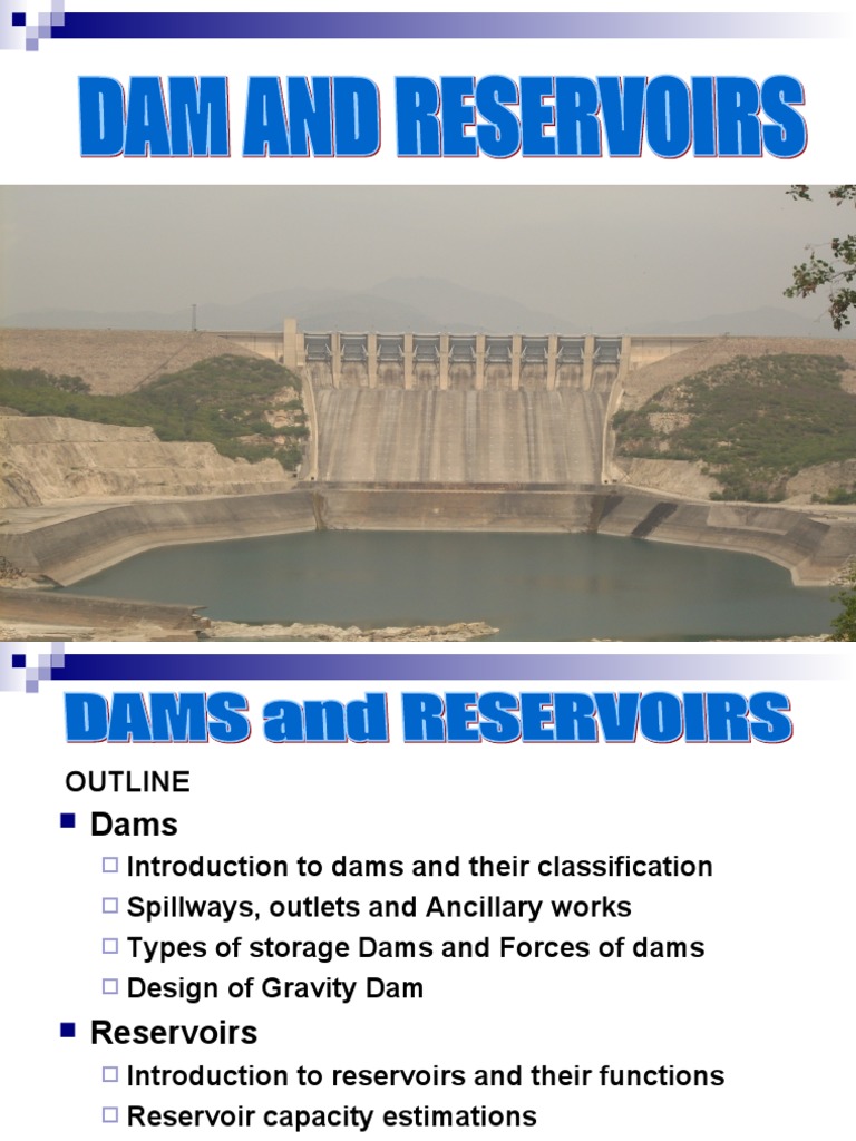 Dams Reservoirs | PDF | Spillway | Dam