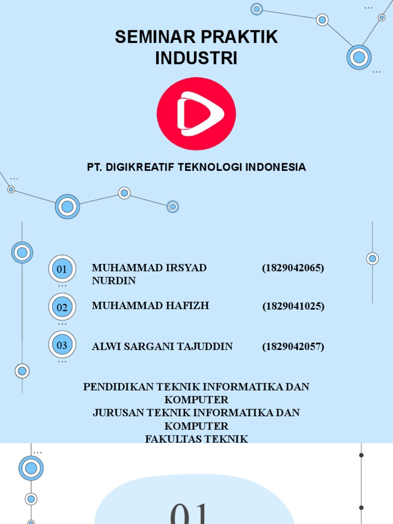 Praktik Industri Pt. Digikreatif Teknologi Indonesia | PDF
