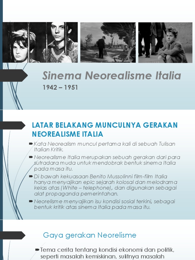 Neorealisme Italia | PDF