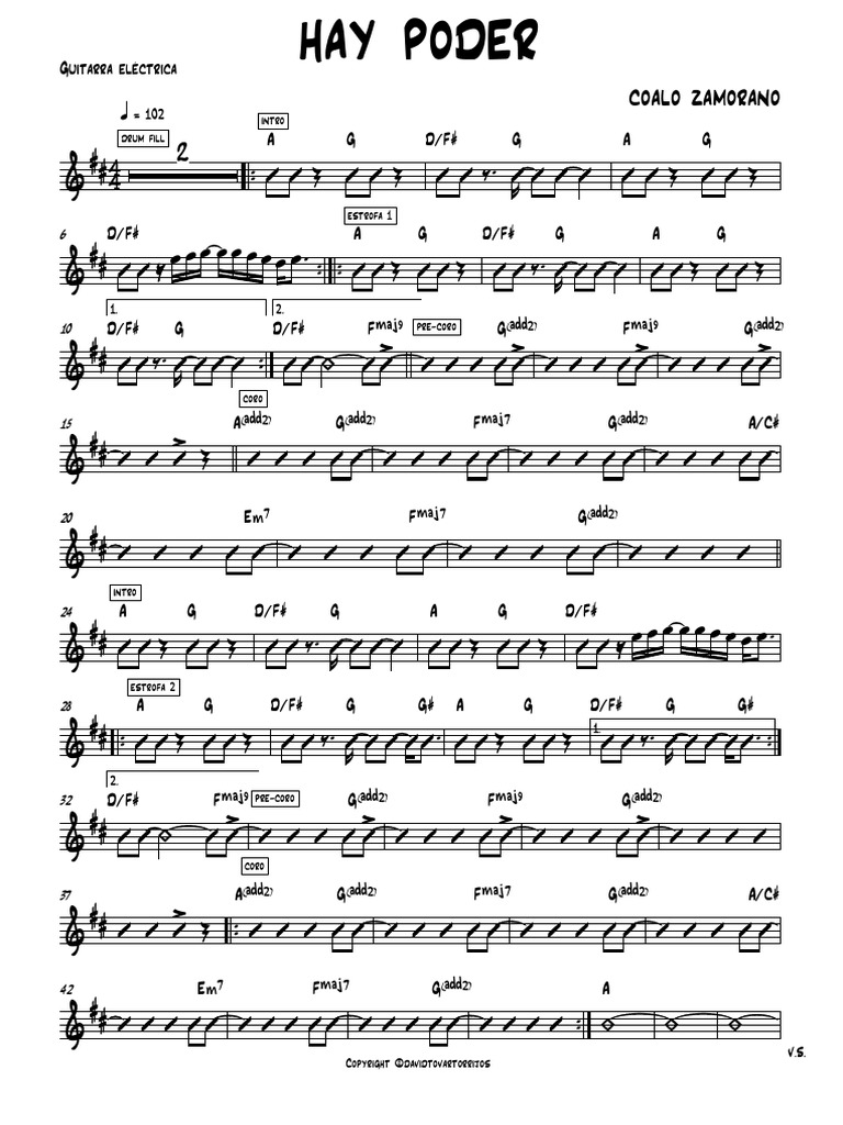 Hay Poder - Guitarra | PDF