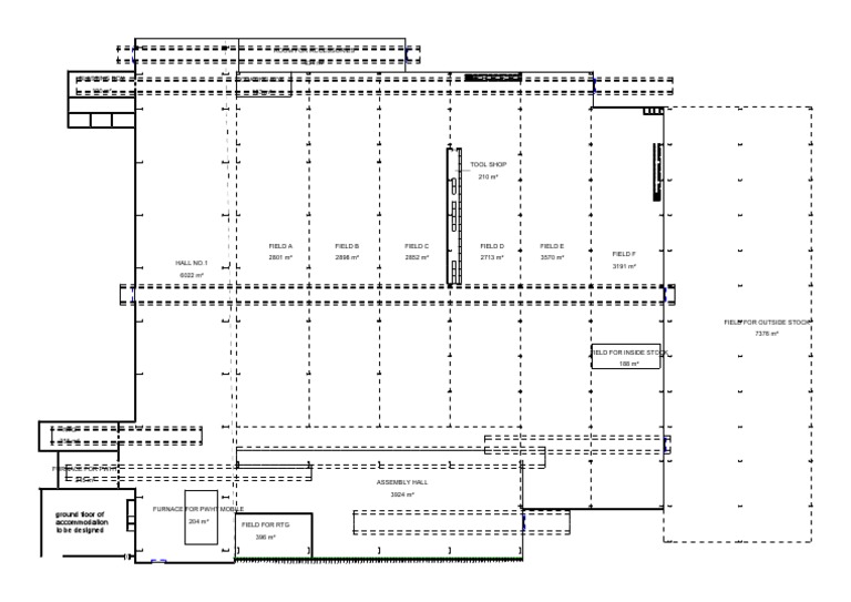 Factory Floor Plan Layout Overview | PDF