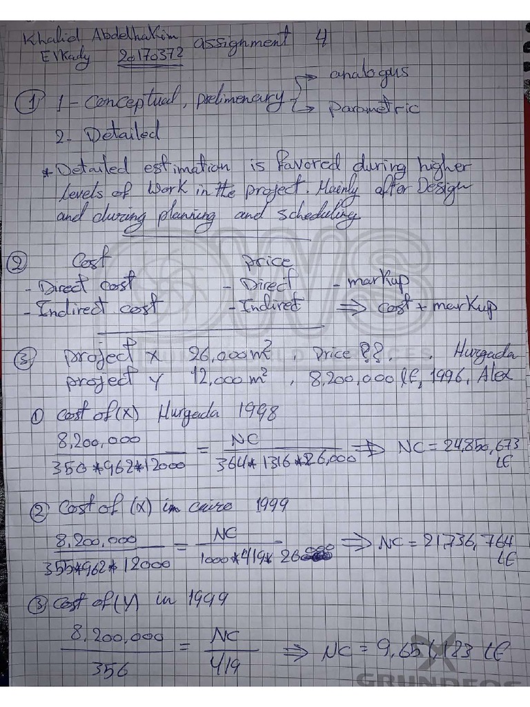 Project Management Assignment 4 | PDF