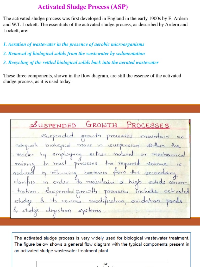 Activated Sludge Process (ASP) | PDF | Sewage Treatment | Chemistry