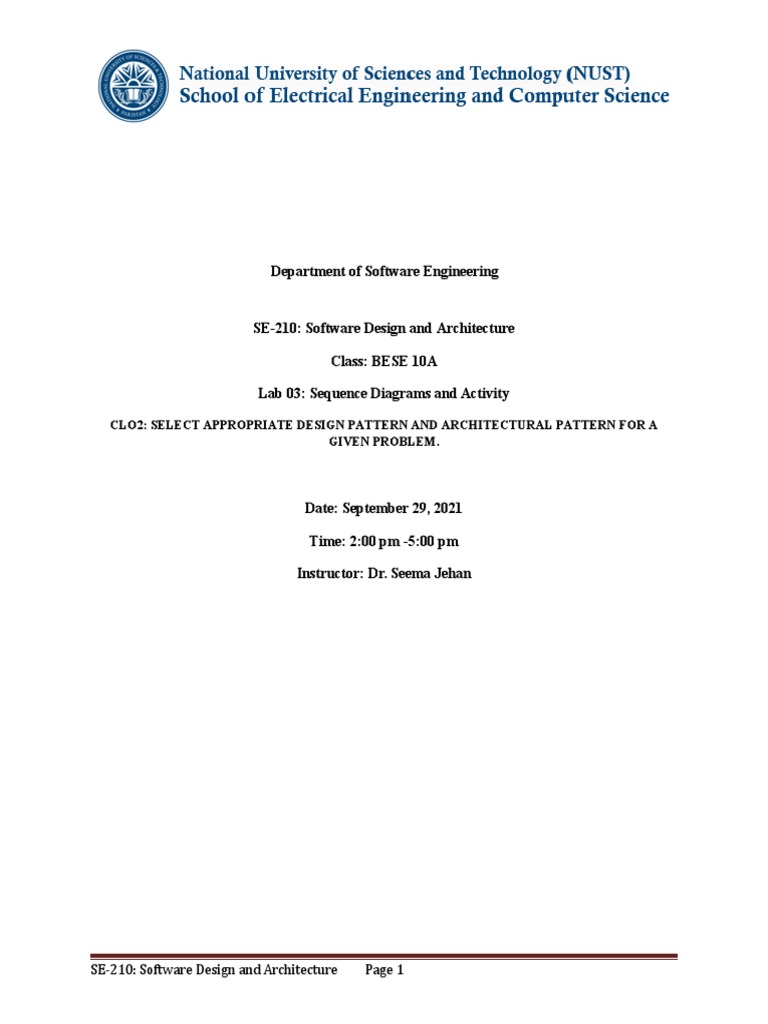 Lab 3 Sequence Diagrams, Activity Diagrams | PDF | Personal ...