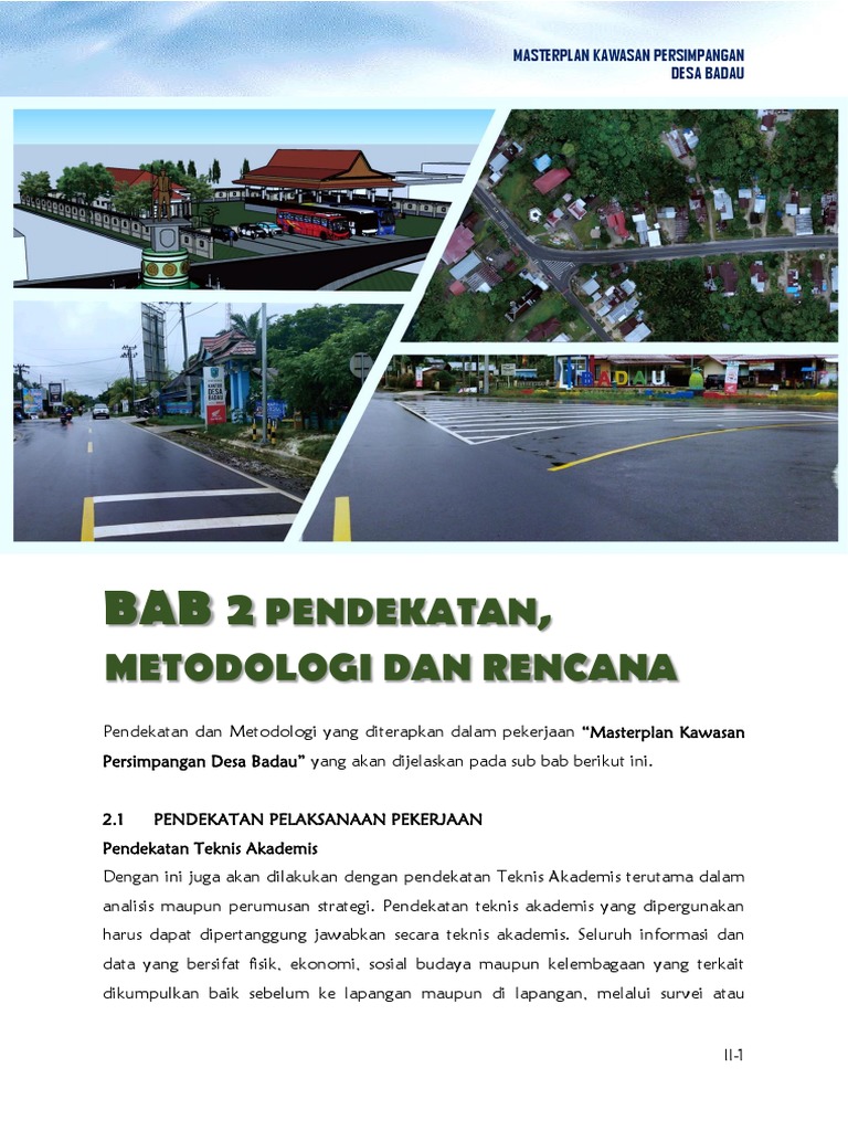 Bab Ii Pendekatan Dan Metodologi - Fiks PDF | PDF