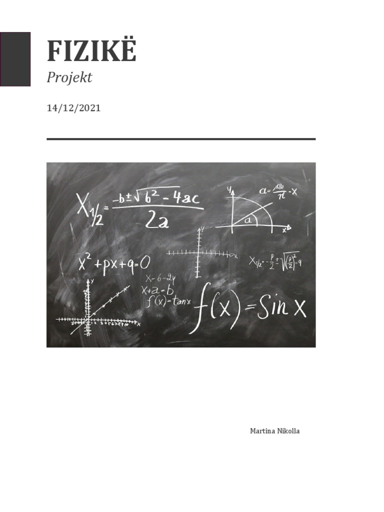 Projekt Fizikë | PDF