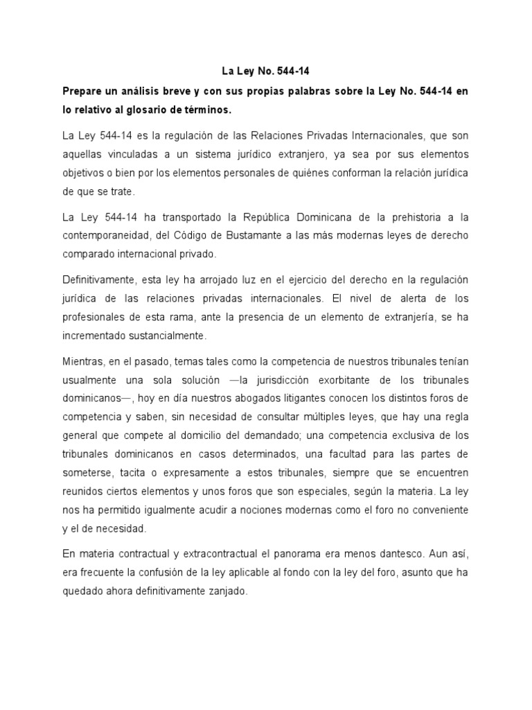 La Ley No. 544-14 | PDF | Principios éticos | Gobierno