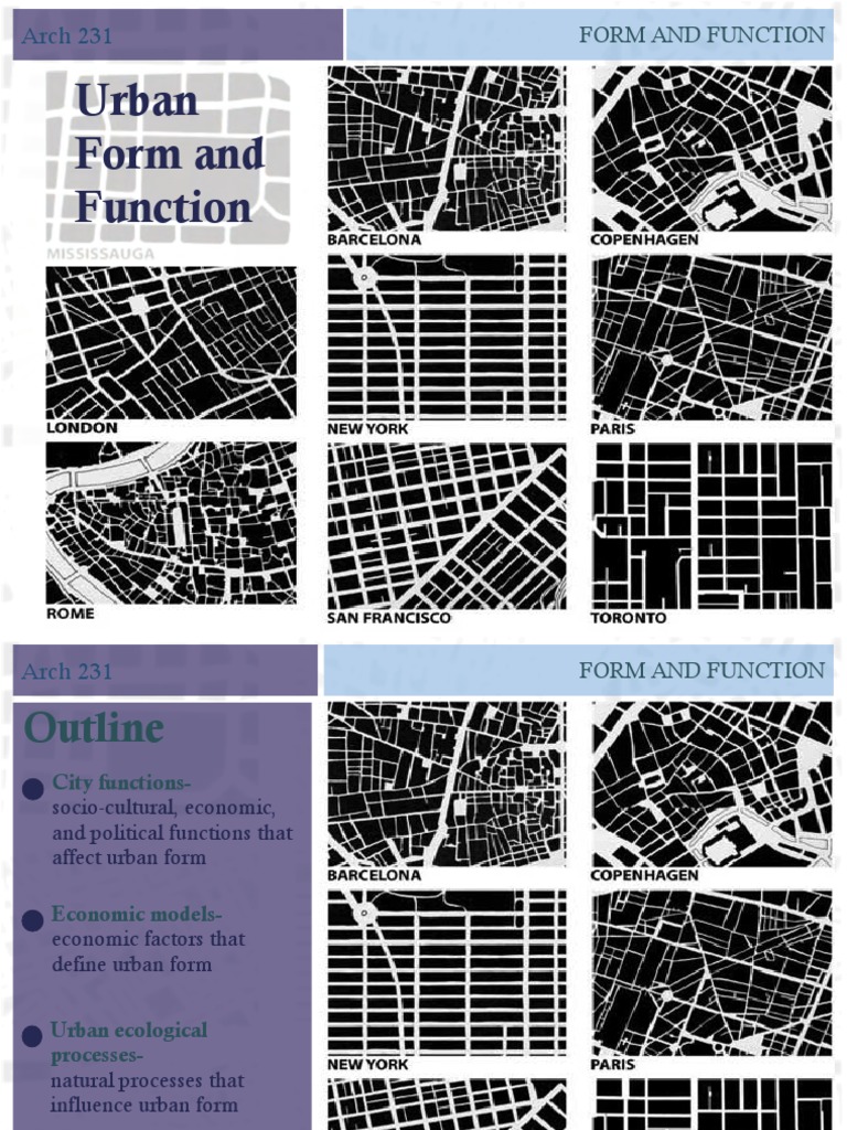 Urban Form and Function Analysis | PDF | Zoning | Temple