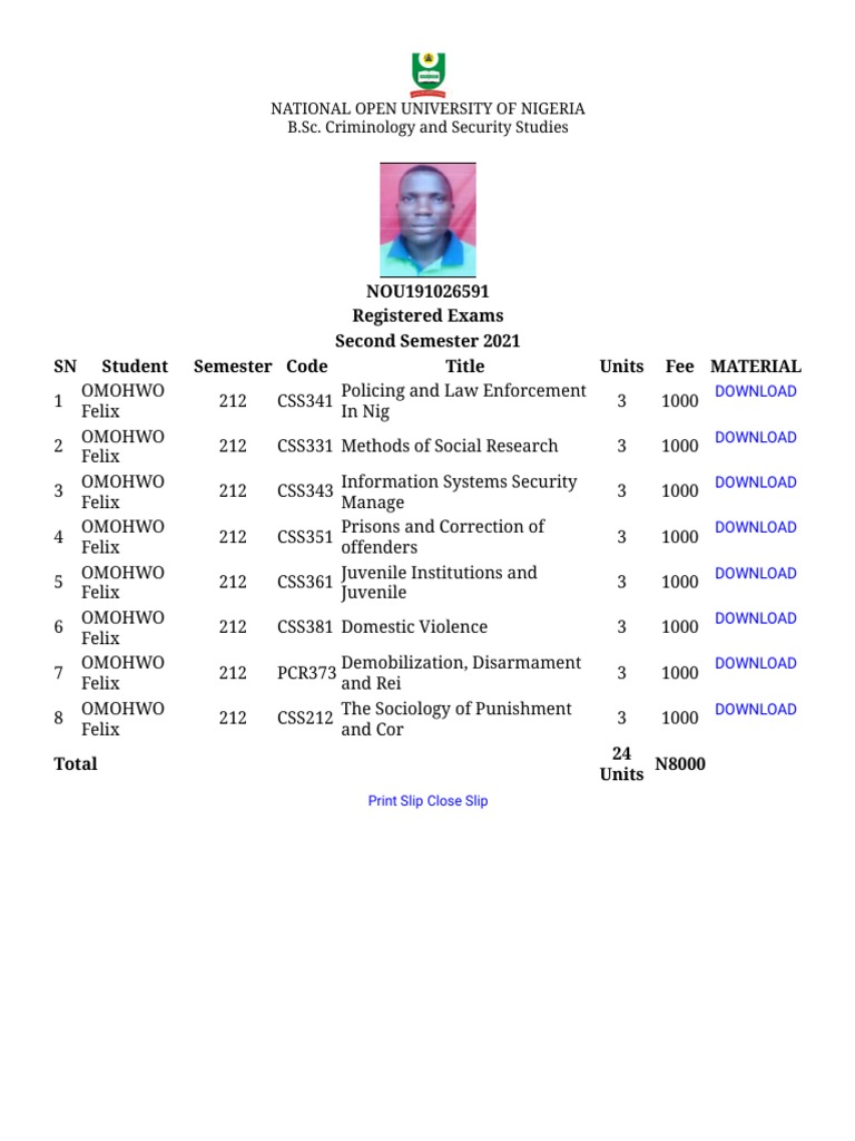 National Open University of Nigeria | PDF