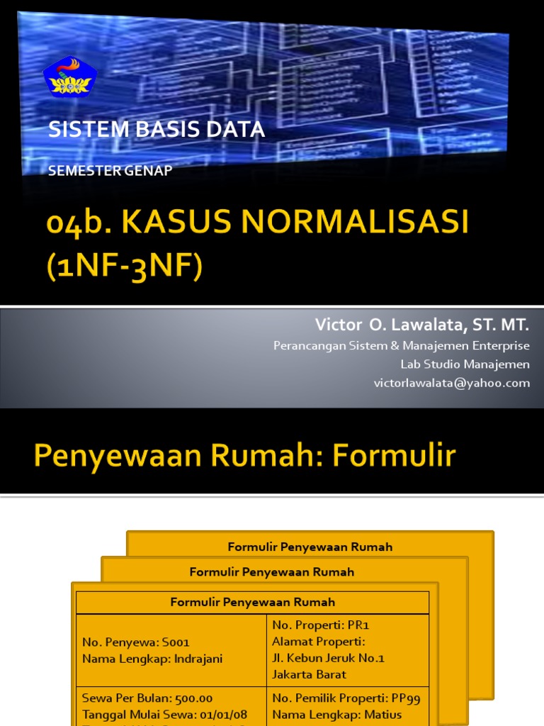 BASIS DATA 6b - Kasus | PDF