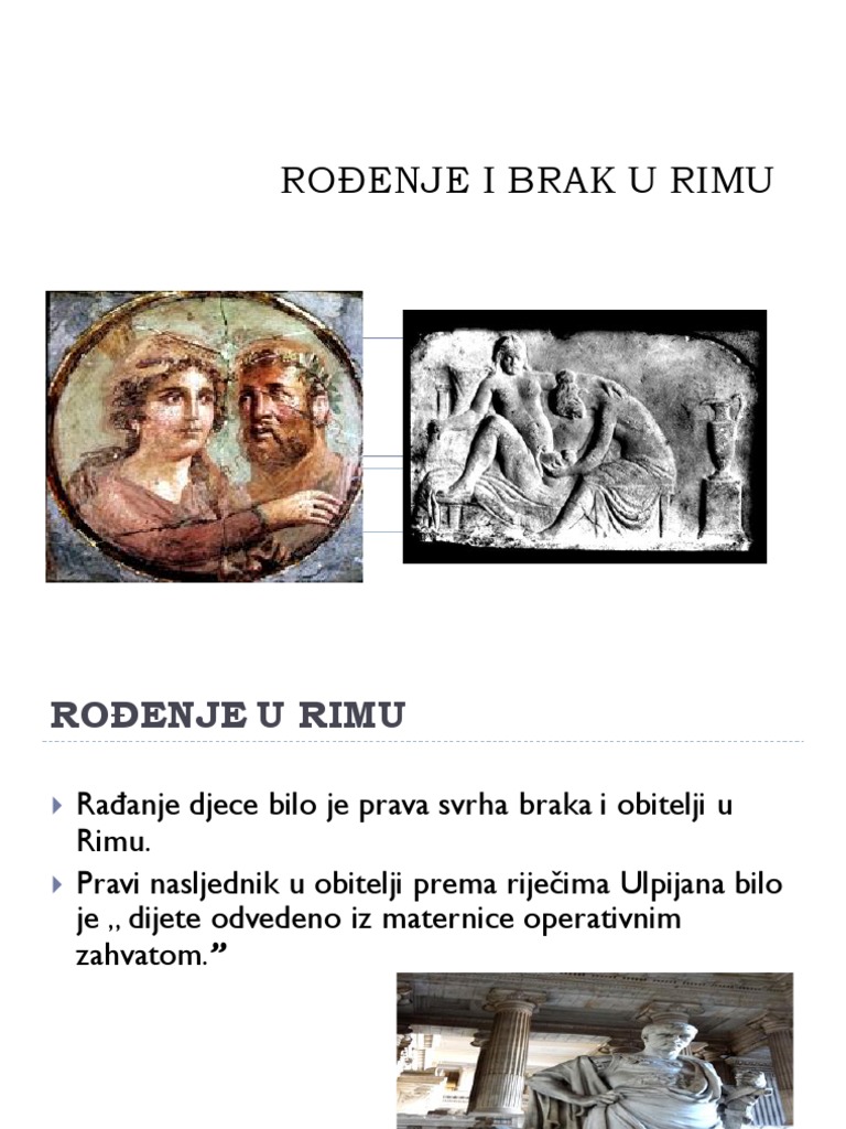 Rođenje I Brak U Rimu | PDF
