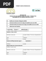 Formulario de Licencia Sanitaria Ministerio de Salud DRCA-004 | PDF | Patentar | Guatemala