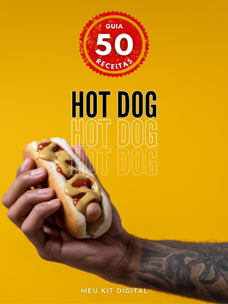 50 Receitas de Hot Dog | PDF | Cachorro-quente | Molho