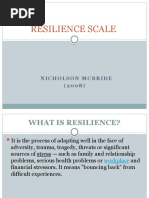 Brief Resilience Scale Assessment | PDF