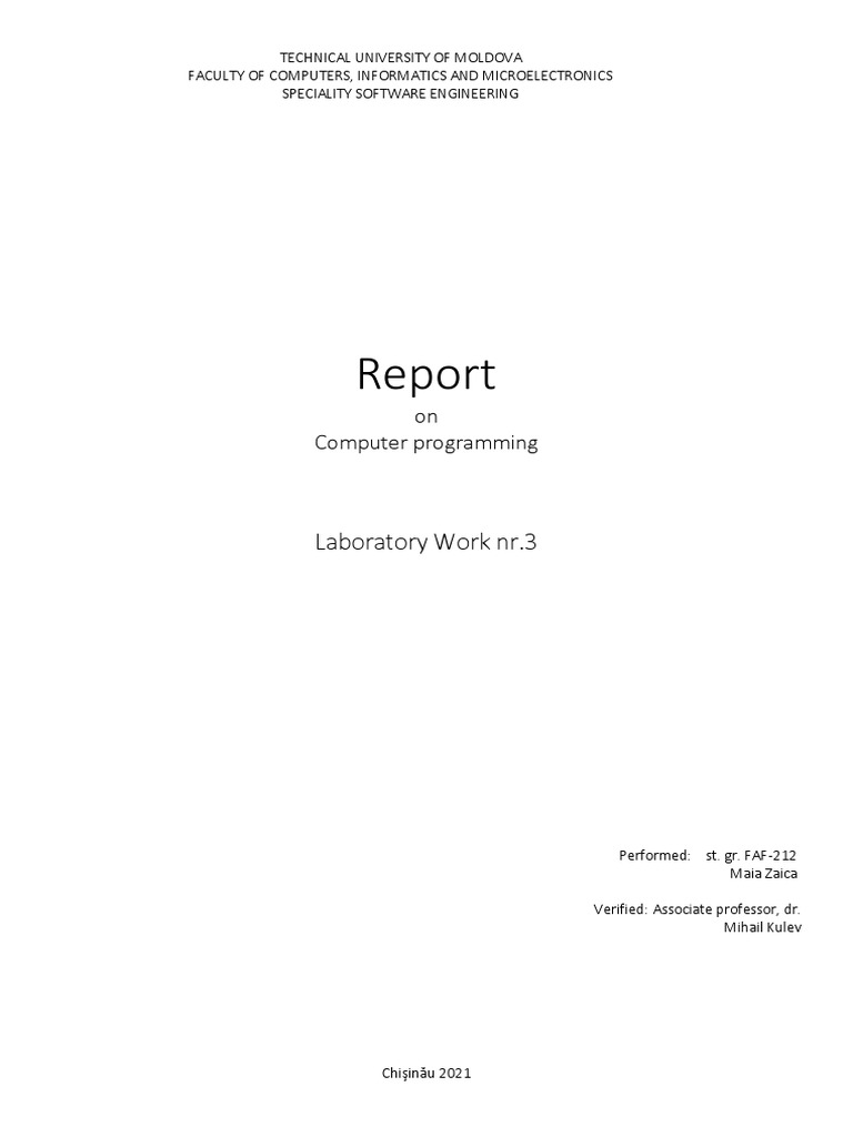 Computer Programming Laboratory Work Pdf C Programming Language Subroutine