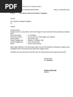 Format Surat Tagihan Tunggakan Pembayaran Atau Teguran Tagihan | PDF