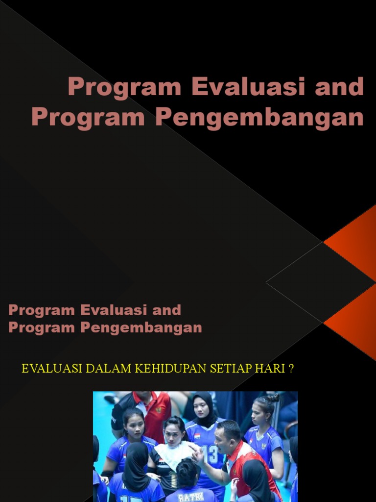 Evaluasi Program Presentasi | PDF