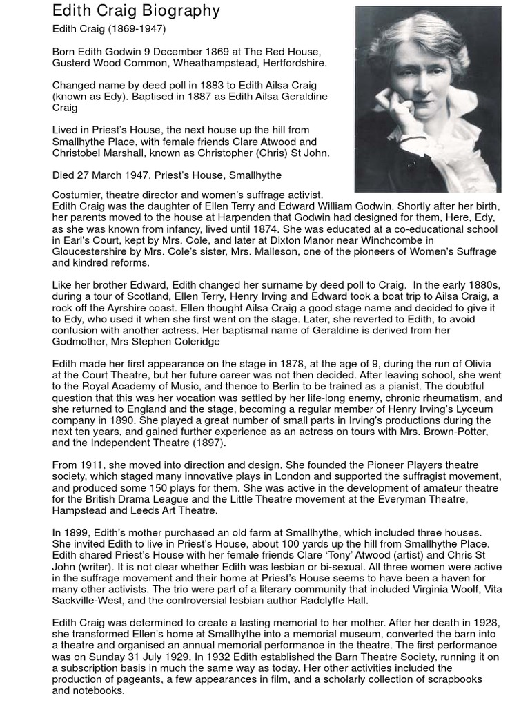 Smallhythe Place Edith Craig | PDF