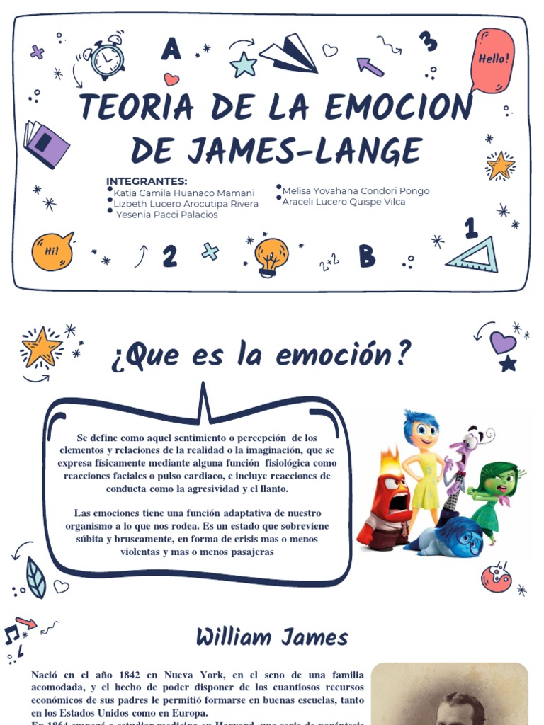 Teoria De James Lange Pdf Cognición Neurociencia