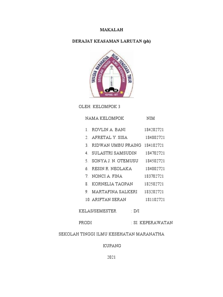 Makalah Biomedik PH | PDF