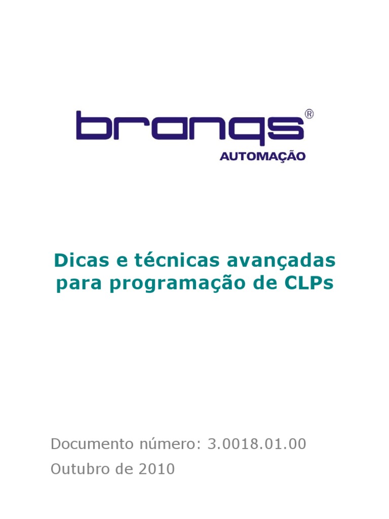 Apostila Dicas Programacao Clp Pdf Controlador Lógico Programável
