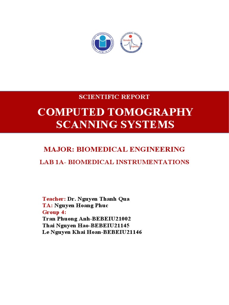 Group 4 - CT Scanner | PDF | Ct Scan | X Ray