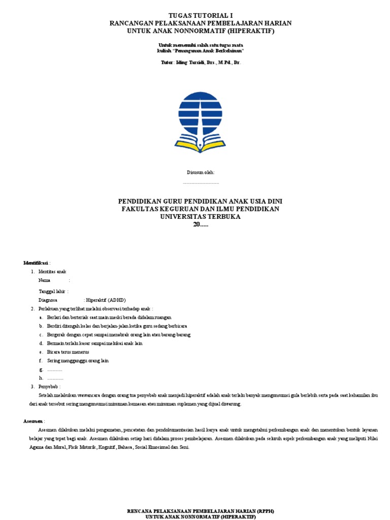 Contoh RPPH Abk | PDF