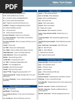 Unix Commands Cheat Sheet Command Example Description | PDF | Computer ...