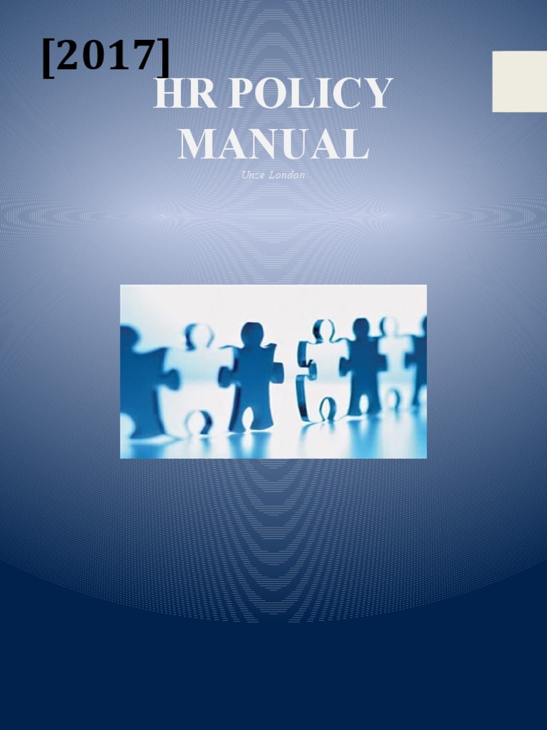 HR Policy Manual | PDF | Human Resources | Employment