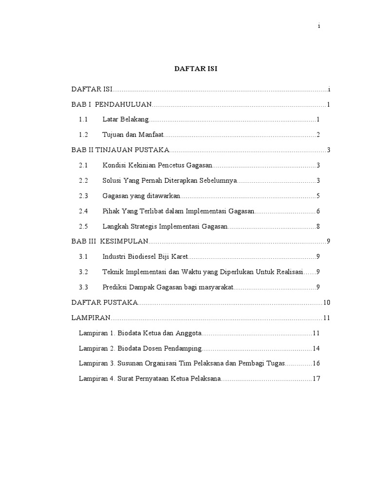 PROPOSAL PKM Bagian Ide Kreatif | PDF