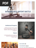 Basmati Case Study IPR | PDF | Patent | Company Information