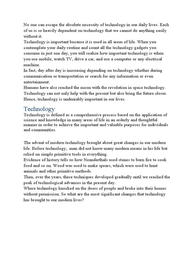 Technologylife Assessment2 Pdf