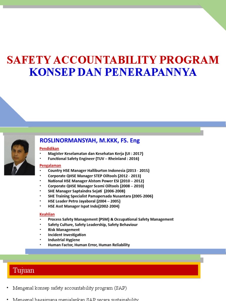 Berau - Safety Accountability Program | PDF