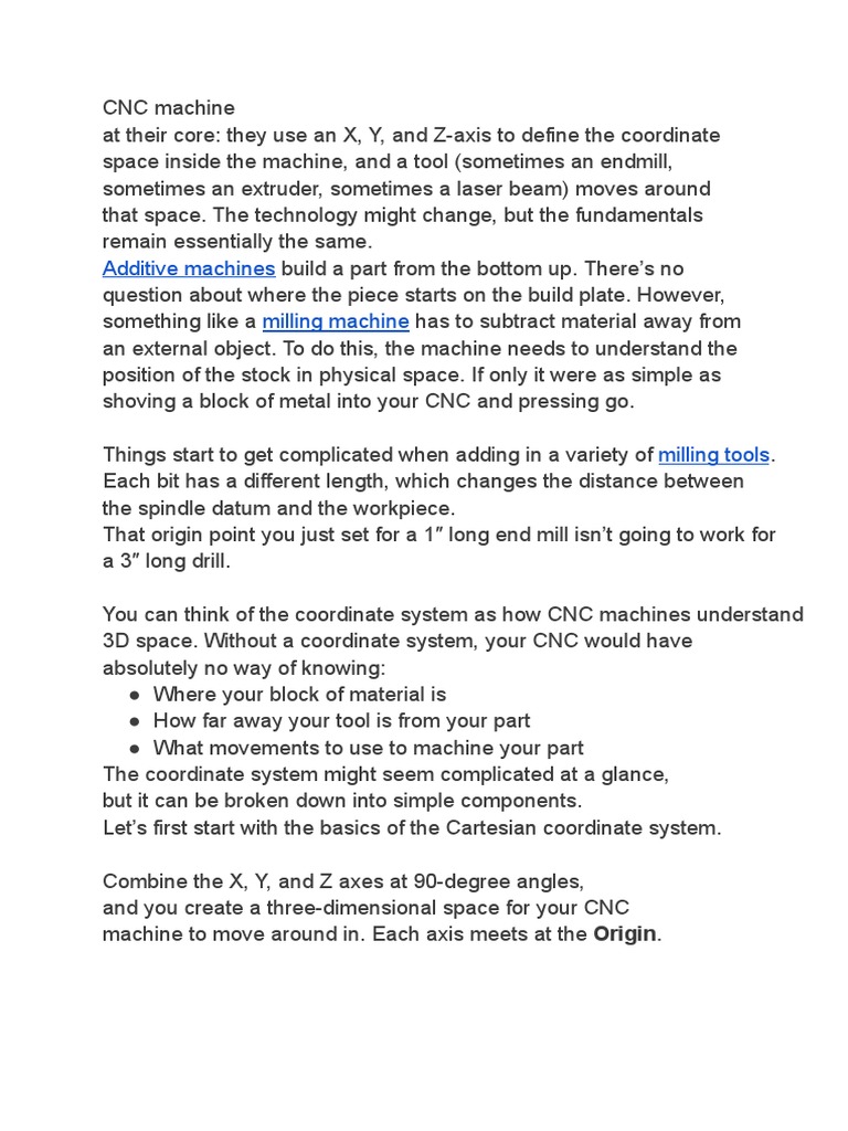 Additive Machines Milling Machine | Download Free PDF | Cartesian ...