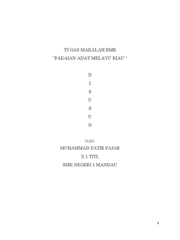 Tugas Makalah BMR | PDF
