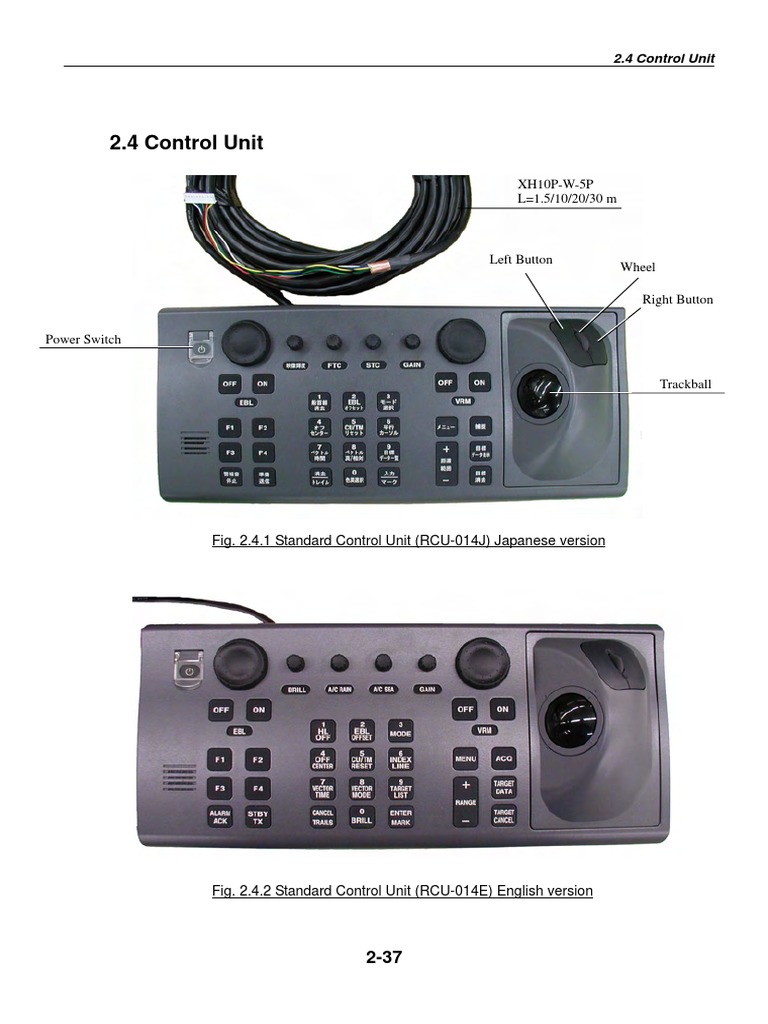 2.4 Control Unit | PDF | Office Equipment | Electronics