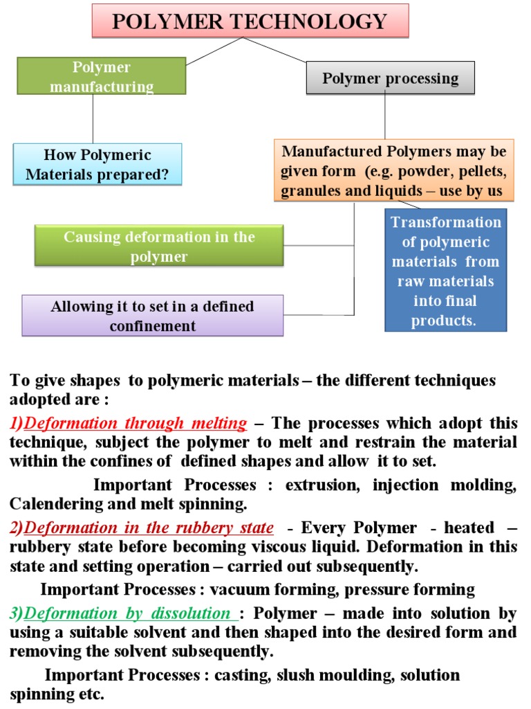Polymer Processing | PDF | Polymers | Casting