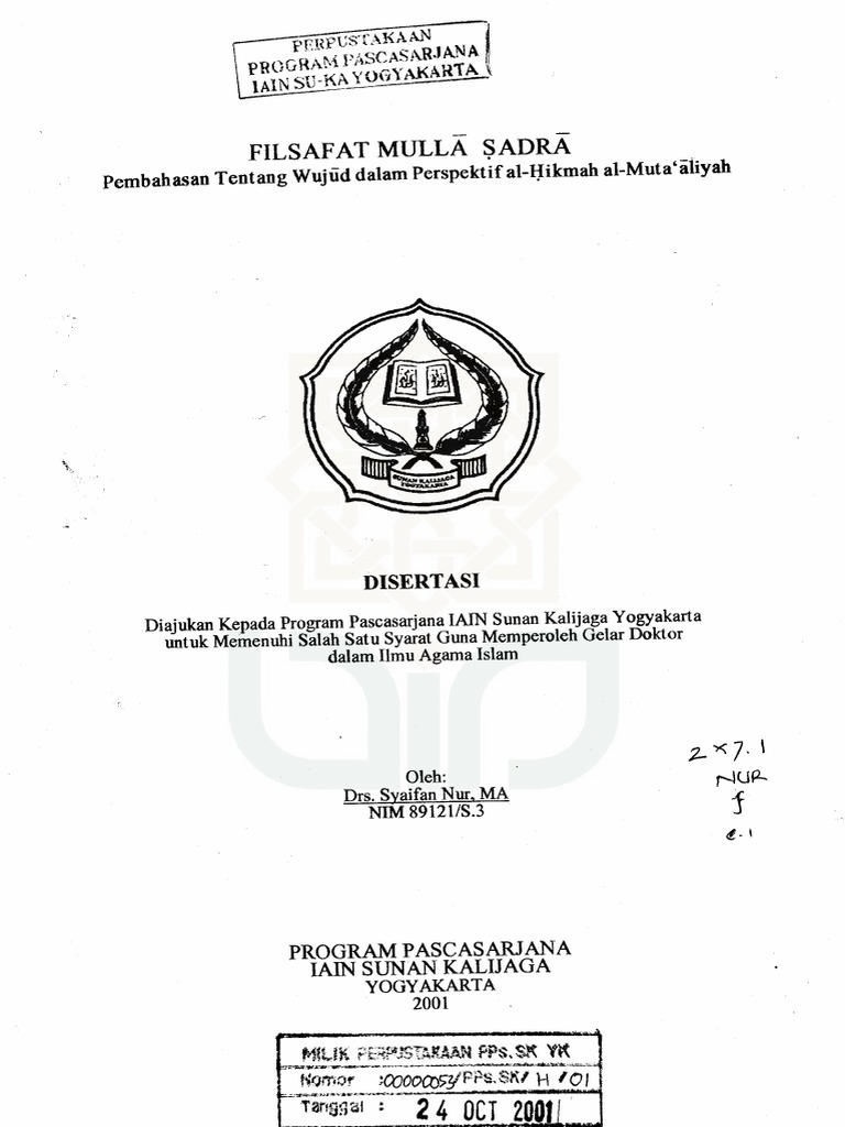 Filsafat Mulla Sadra: Wujud dan Hikmah | PDF | Kesehatan Holistik
