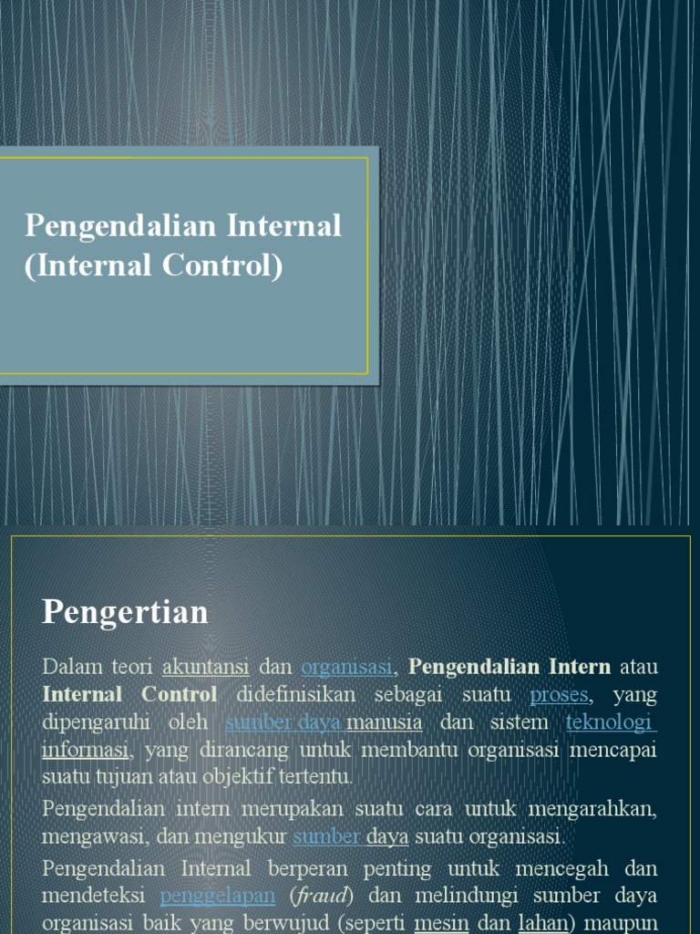 Internal Control | PDF