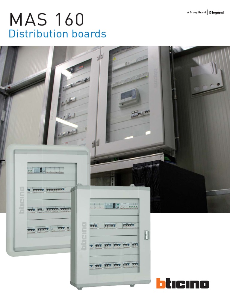 MAS 160 Distribution Boards Guide | PDF | Door | Equipment