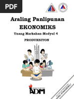 Detailed Lesson Plan For Araling Panlipunan - Konsumo at Produksyon | PDF